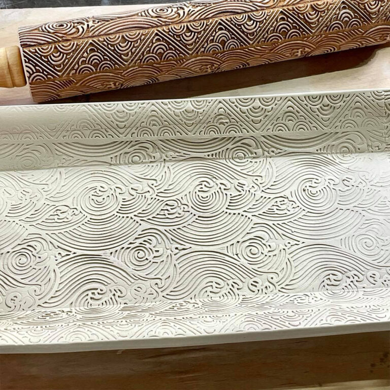 Wave 12 Rolling Pin – ClayShare Market Place